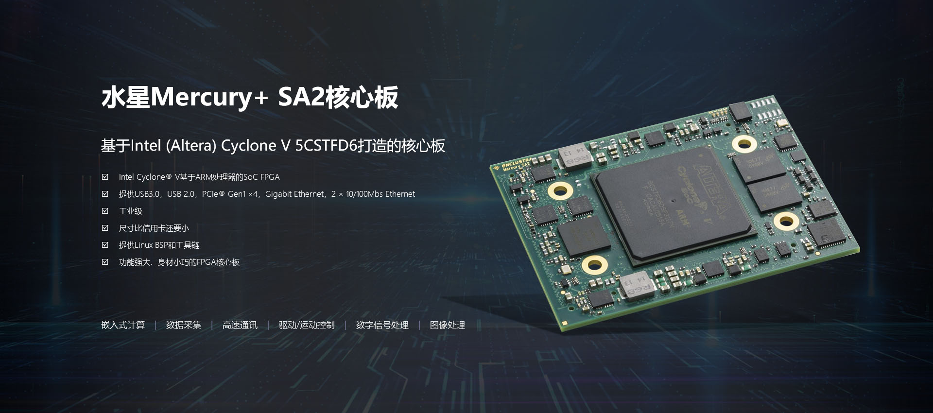 Intel (Altera) Cyclone V SoC FPGA核心板 - Cyclone IV / V - 瑞苏盈科